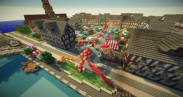 FyreUK - 100k Subscriber City DOWNLOAD Minecraft Map