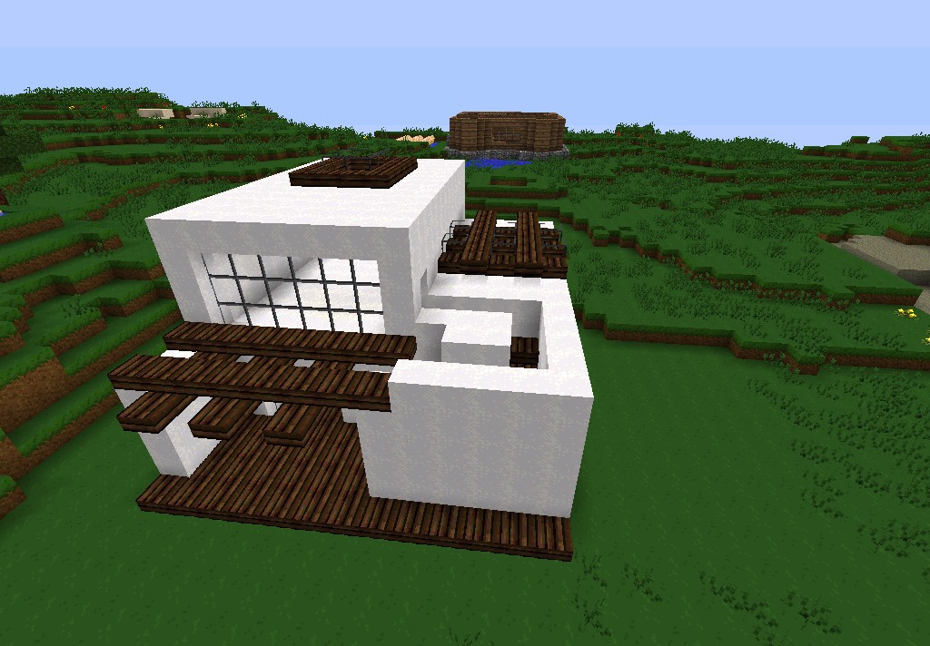 modern guest cottage Minecraft Map