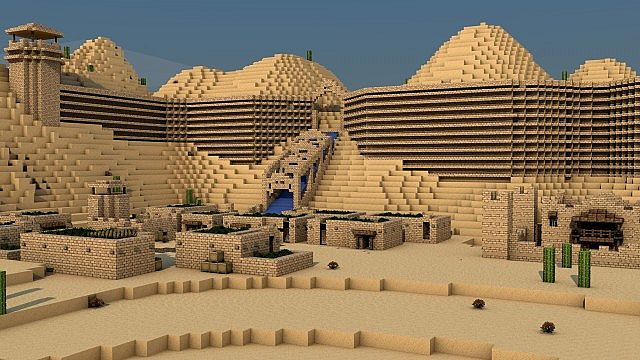 "Desert Wall" - A Minecraft Animation! Minecraft Map