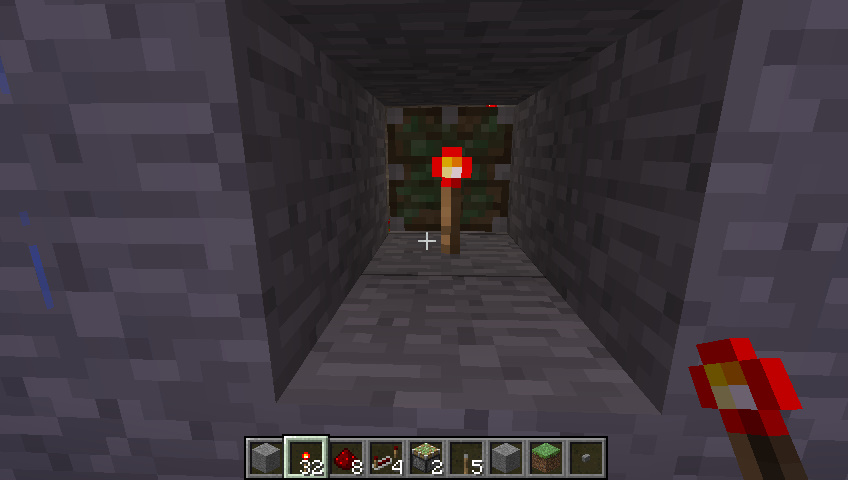 torch key piston door Minecraft Map