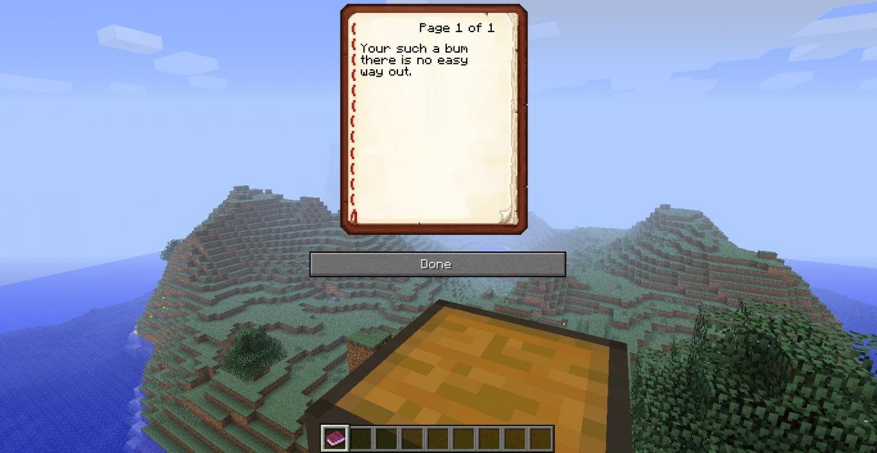 The mind is a terrible thing to waste Minecraft Map