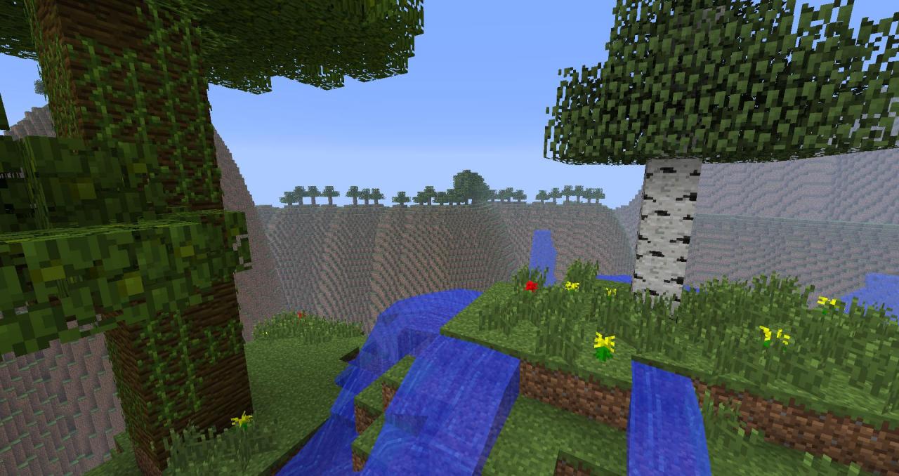 Hill Terrain Minecraft Map