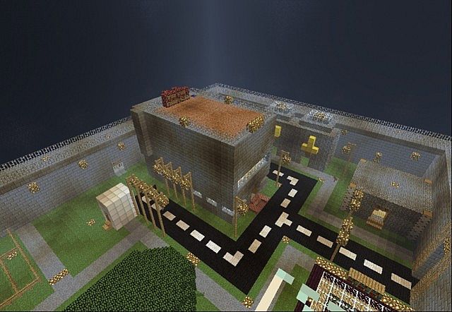 The dark city! Zombie survival Minecraft Map