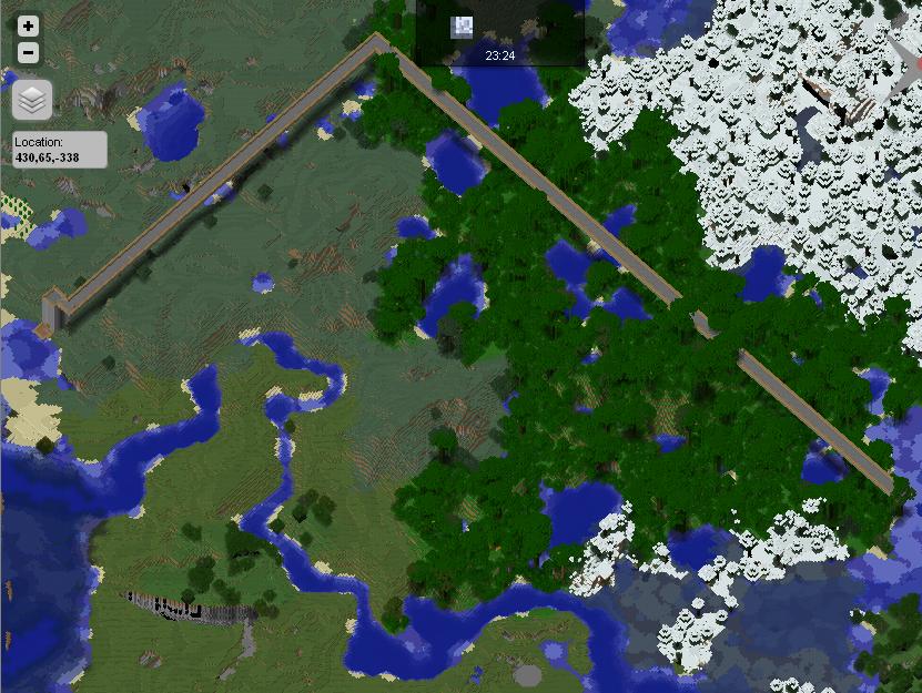 Massive bridge Minecraft Map