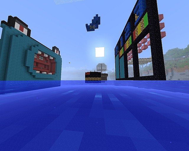 Epic Whale Boss Battle -freaksyrgys [Mini-Game] Minecraft Map