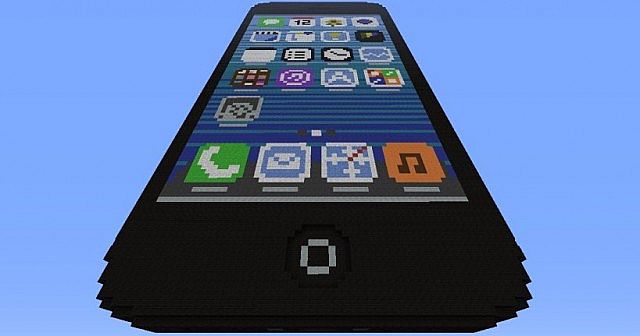 iPhone 5 Minecraft Map