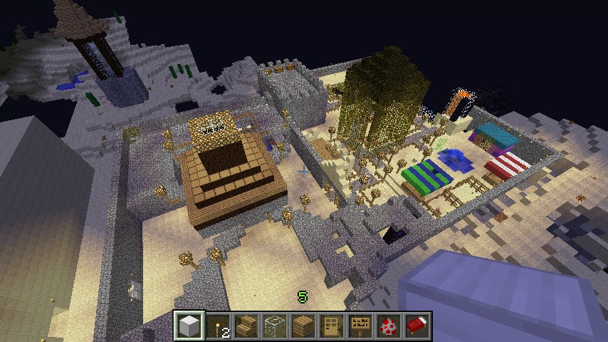 the map of awesome Minecraft Map