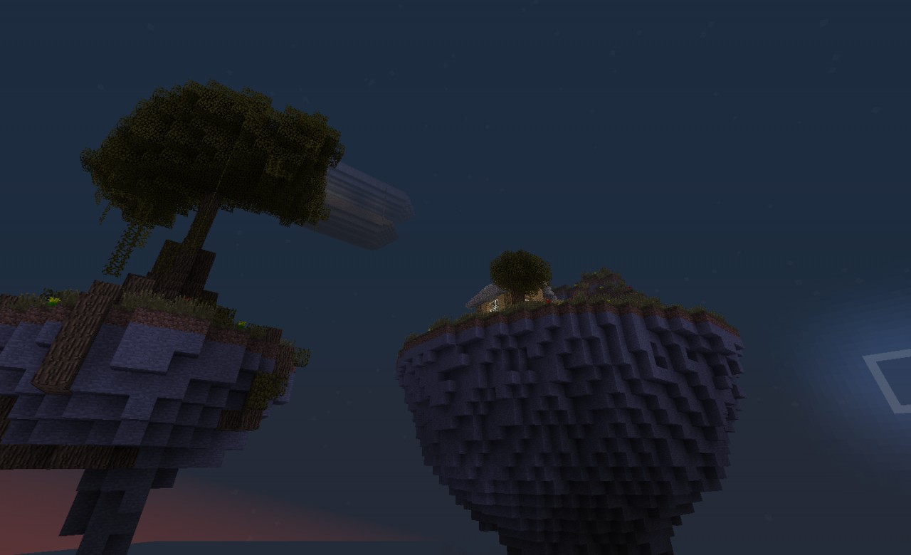 flying island Minecraft Map