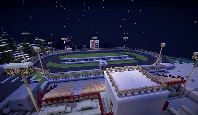 Racetrack "Thompson Speedway" (WOK) Minecraft Map