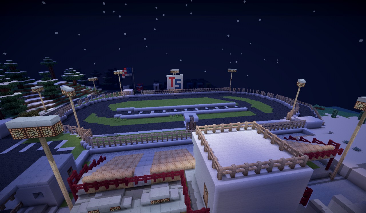 Racetrack "Thompson Speedway" (WOK) Minecraft Map