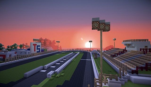 Racetrack "Thompson Speedway" (WOK) Minecraft Map