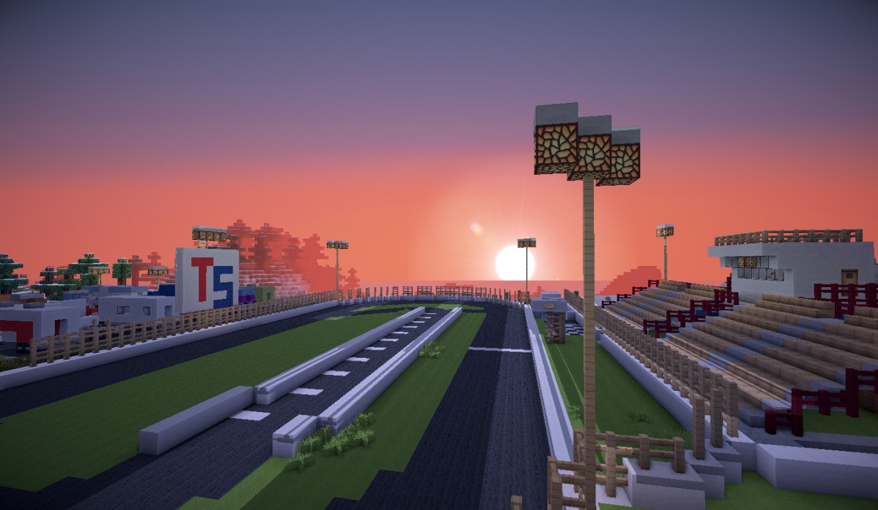 Racetrack "Thompson Speedway" (WOK) Minecraft Map