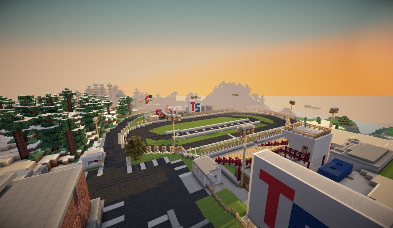 Racetrack "Thompson Speedway" (WOK) Minecraft Map
