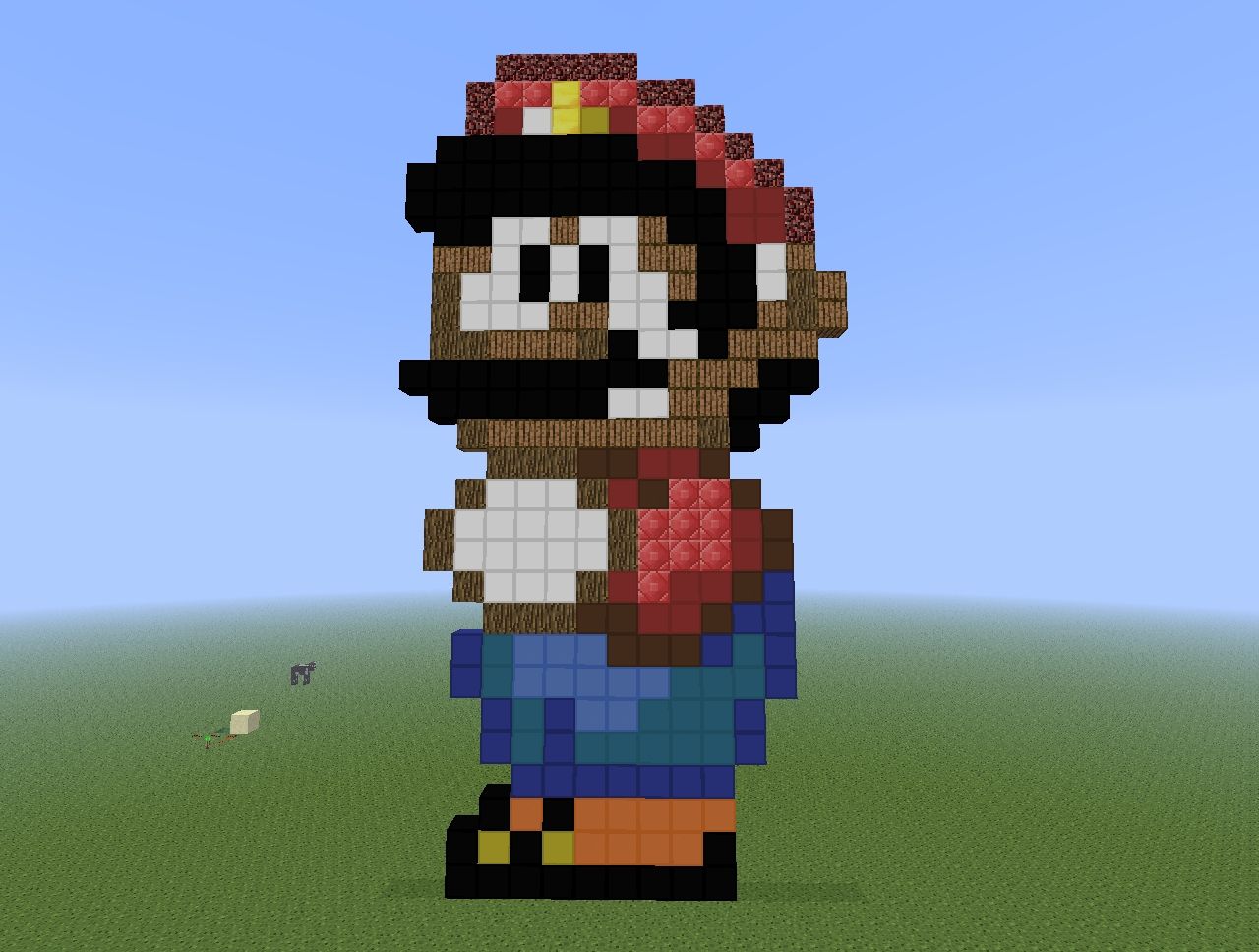 MARIO! (and other awesome wool art) Minecraft Map