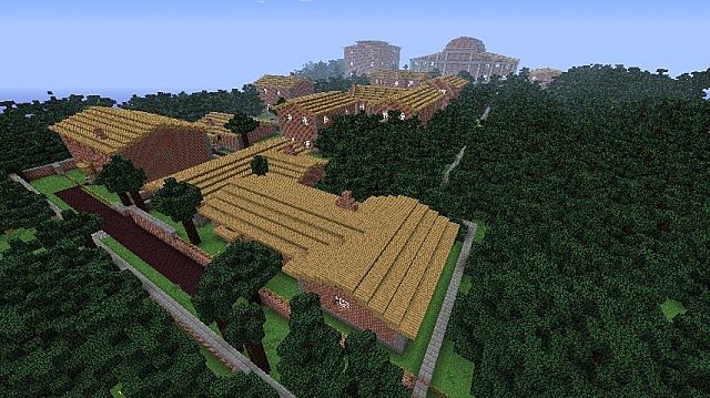 Suikoden 2: Greenhill City Minecraft Map