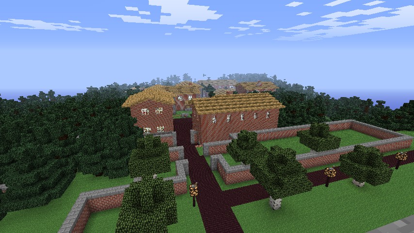 Suikoden 2: Greenhill City Minecraft Map