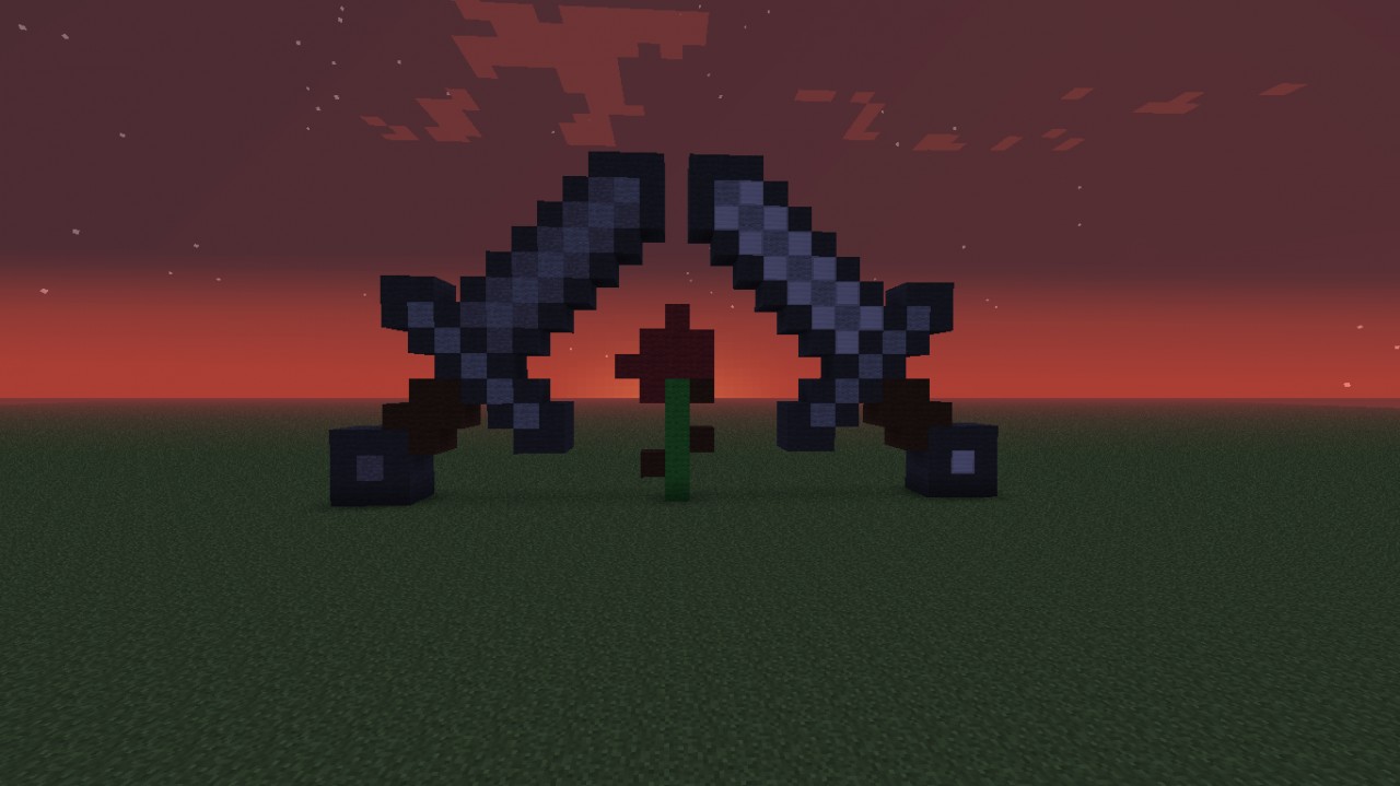 Iron and stone sword Minecraft Map