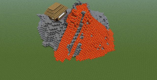 Volcano Valley Minecraft Map