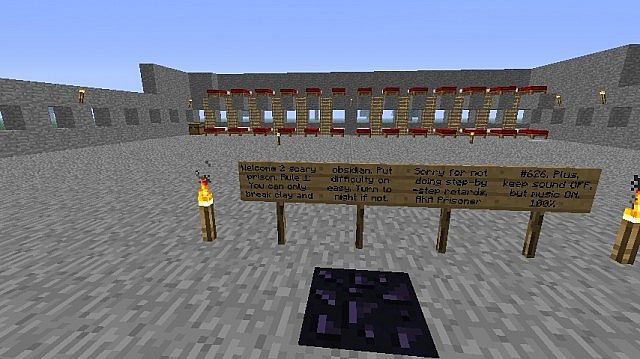 The scary prison Minecraft Map