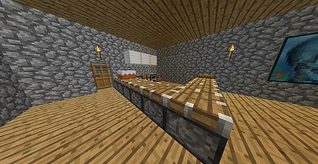 Cobblestone house Minecraft Map