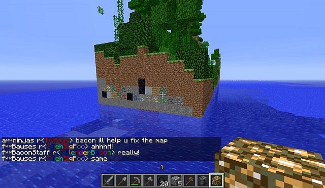 server testing Minecraft Map