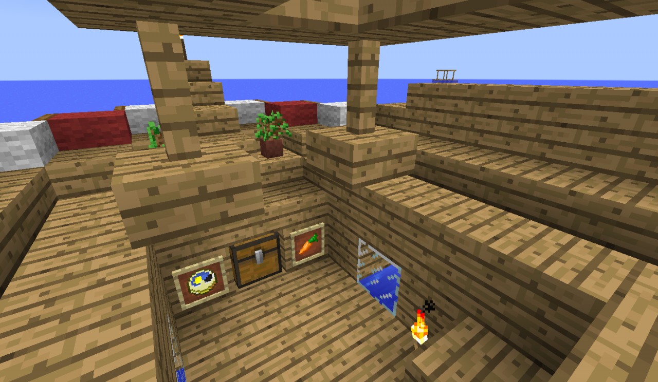 Life Boat Survival [Click To Like] Minecraft Map