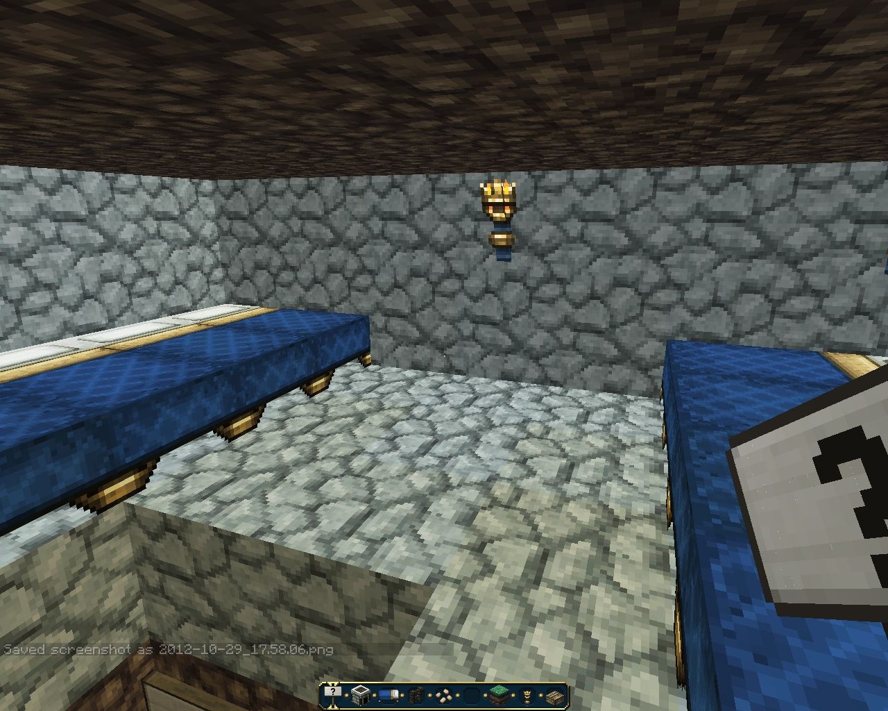 caveman hut Minecraft Map