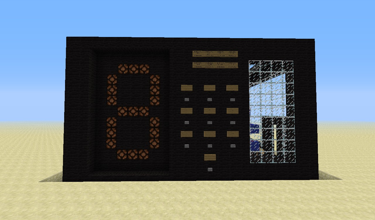 1st easy display&decoder/ 1 latwy ekran i dekoder Minecraft Map