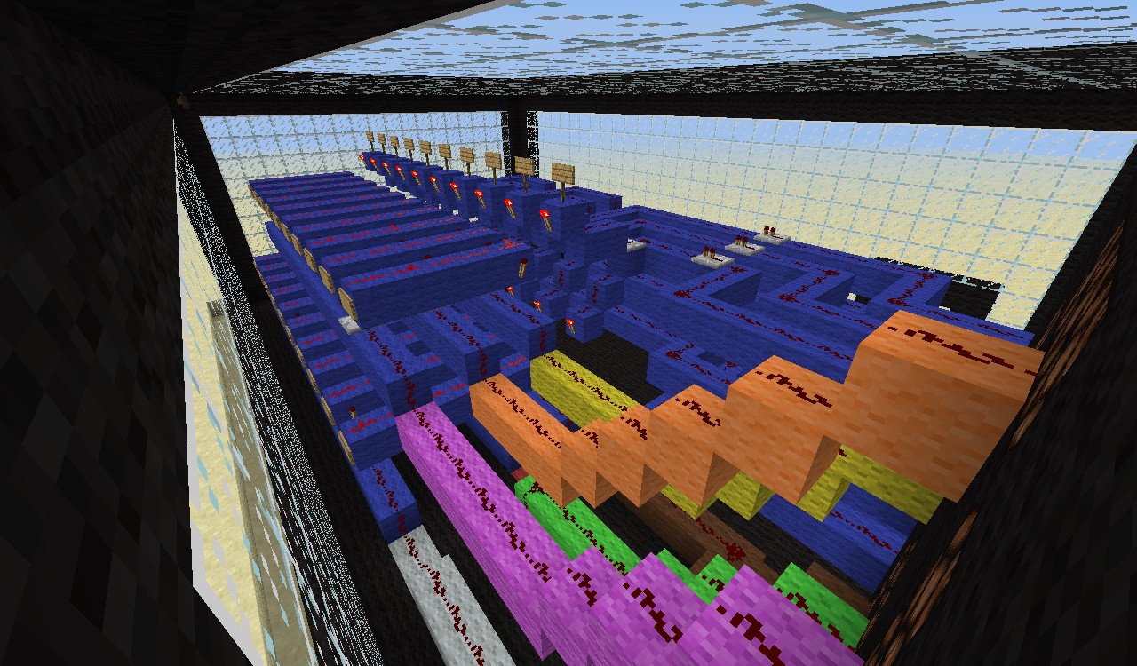 1st easy display&decoder/ 1 latwy ekran i dekoder Minecraft Map