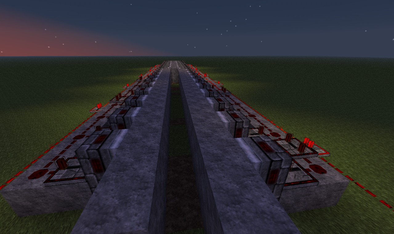 Piston wall Minecraft Map