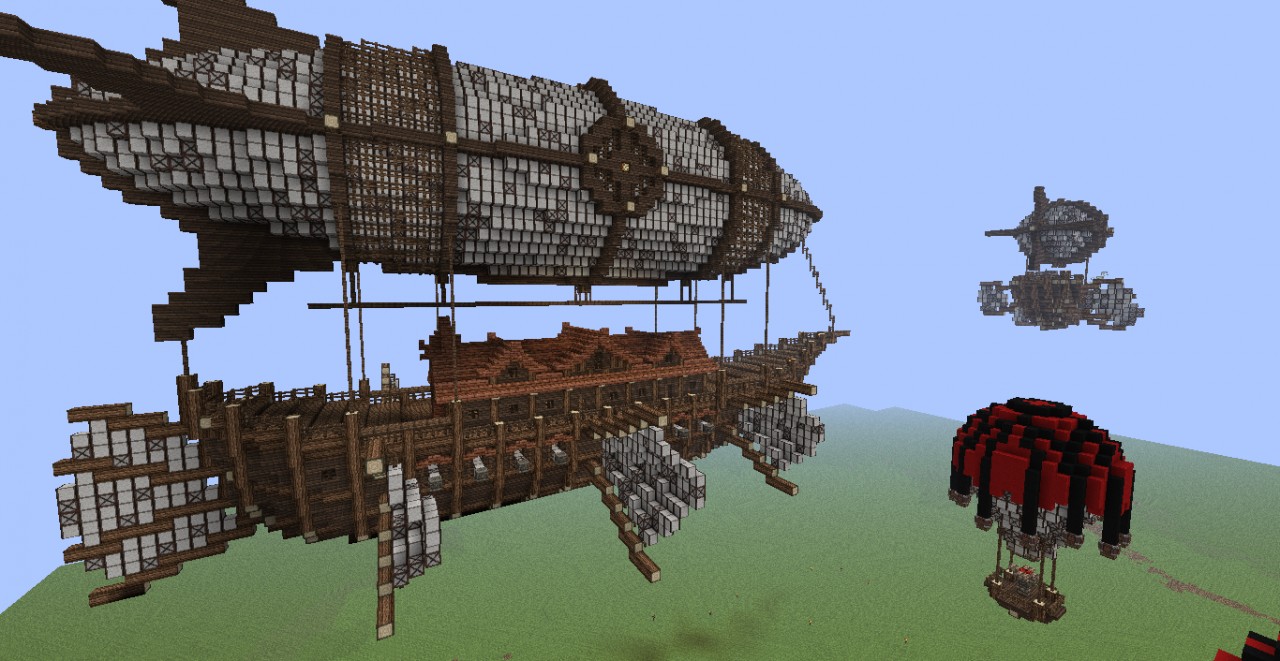 [20 Sub Special] Futuristic 1800s ship. Minecraft Map