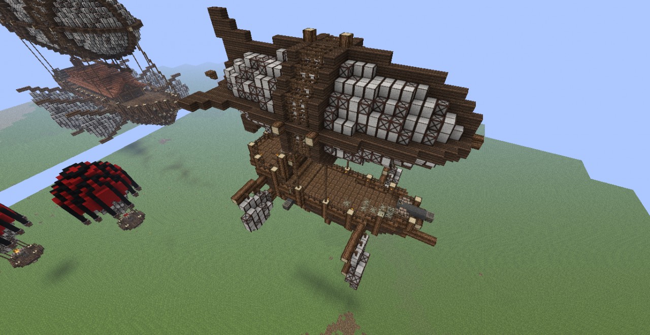[20 Sub Special] Futuristic 1800s ship. Minecraft Map