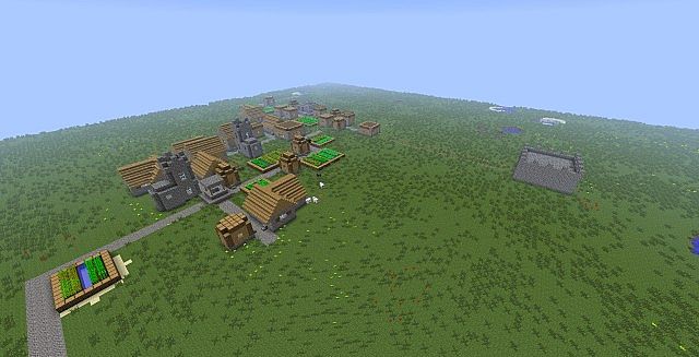 Player-Created Village! Minecraft Map