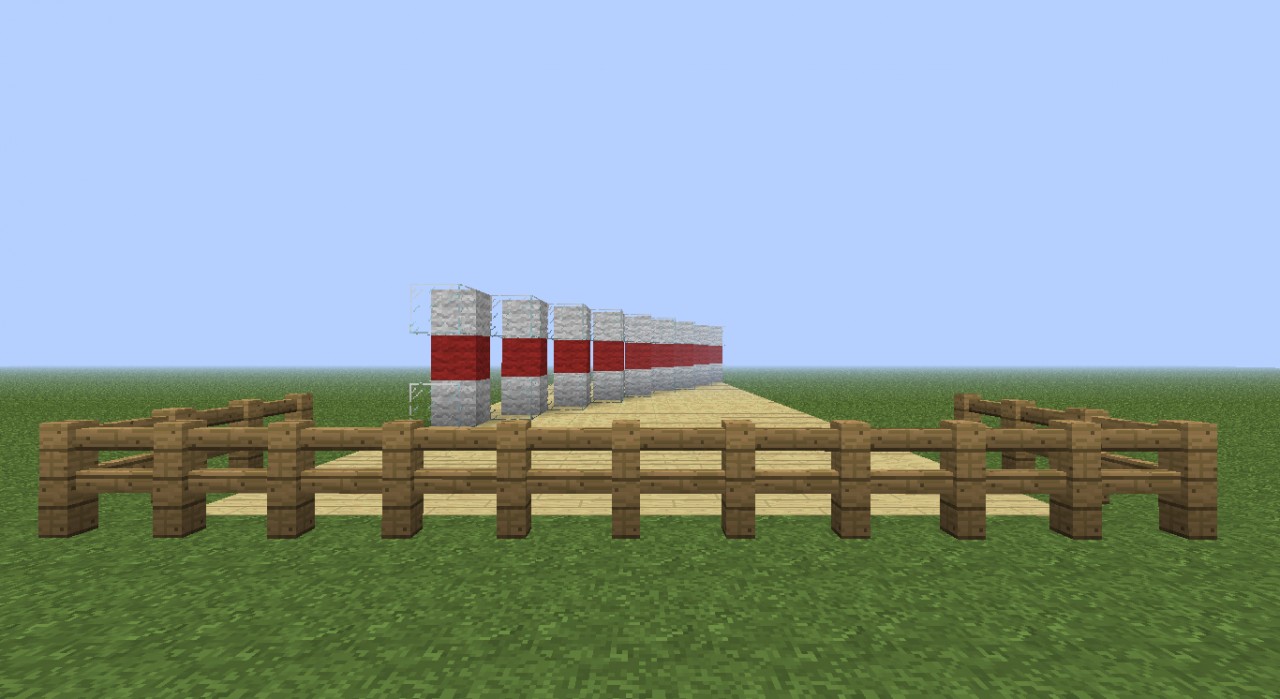 Simple Target Range Minecraft Map