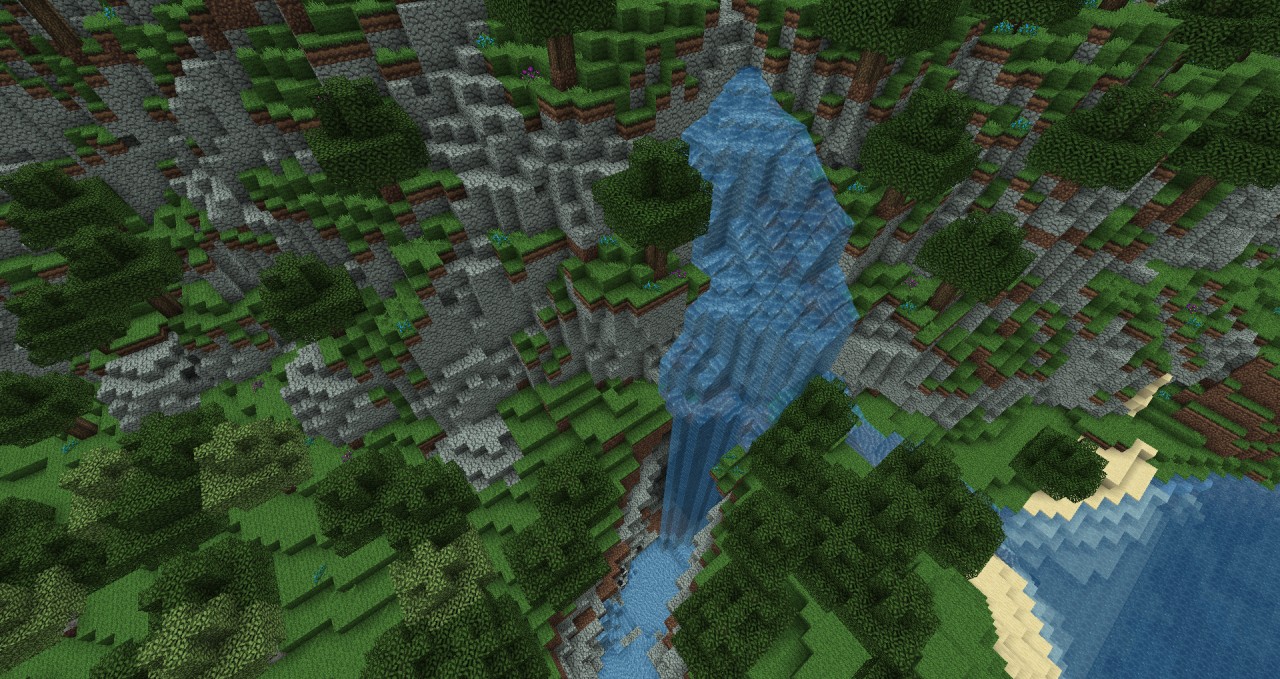 Lonely Cliff Edge Minecraft Map