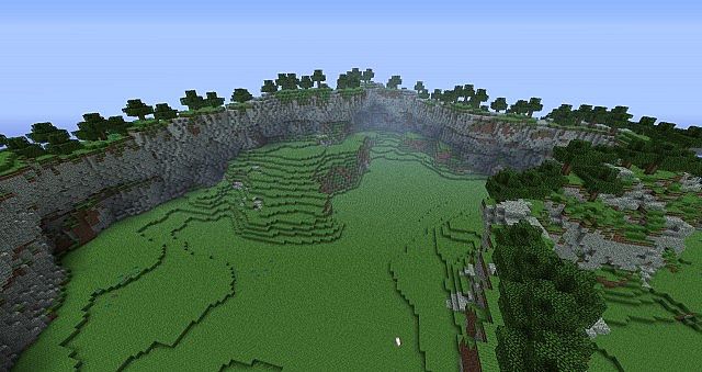 Lonely Cliff Edge Minecraft Map