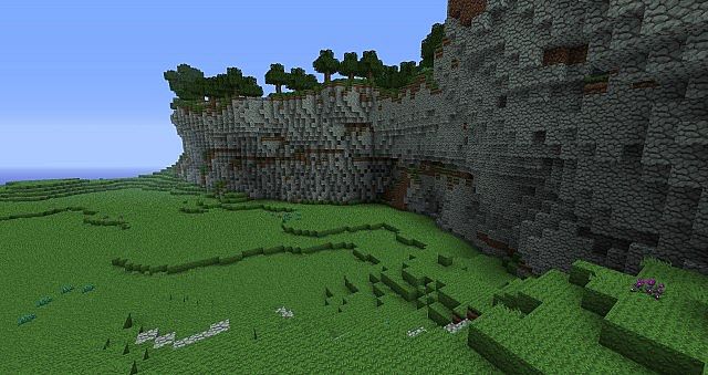 Lonely Cliff Edge Minecraft Map