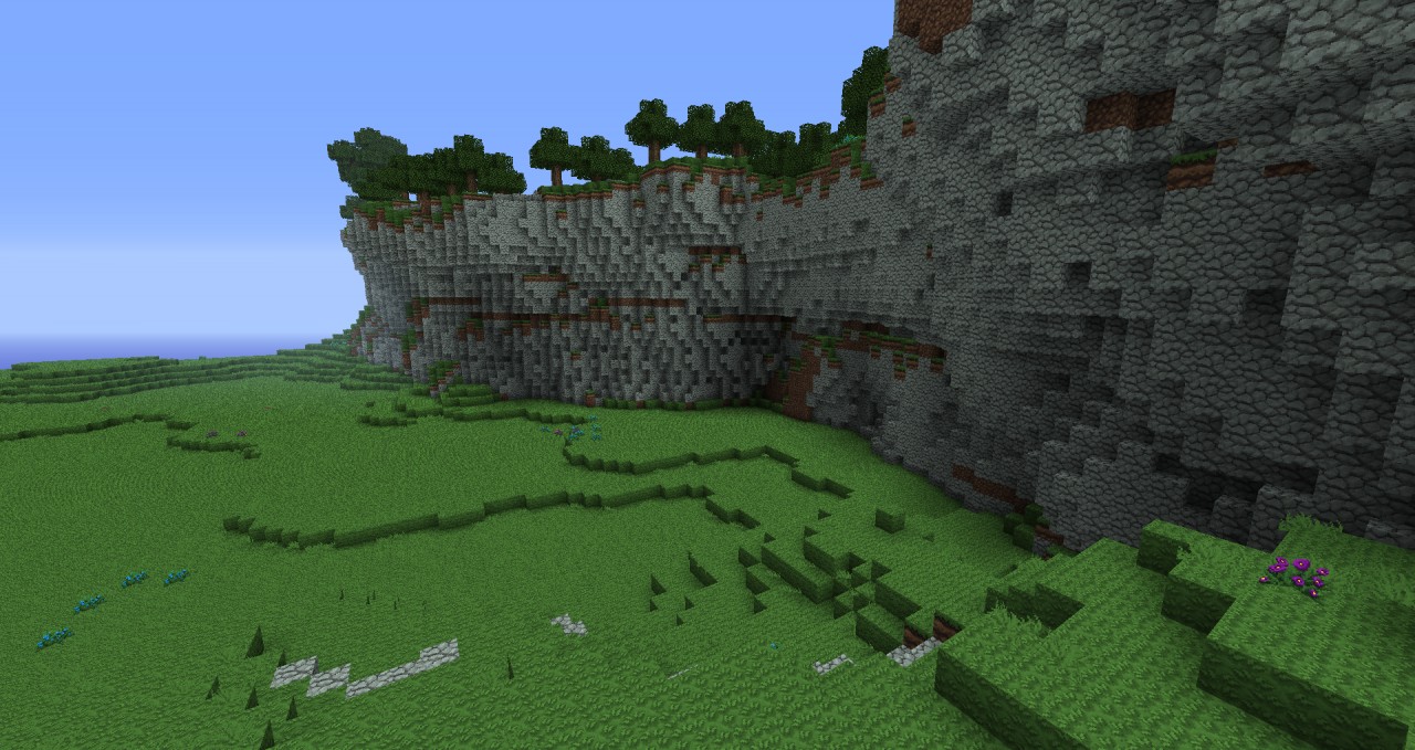 Lonely Cliff Edge Minecraft Map