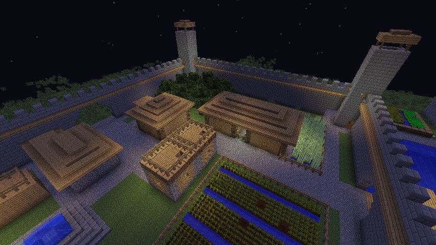 Awesome big castle with docks! Minecraft Map