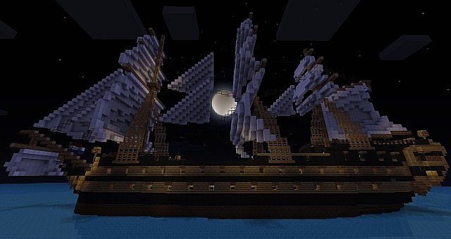 3 Rd. rate Frigate (ship) Minecraft Map