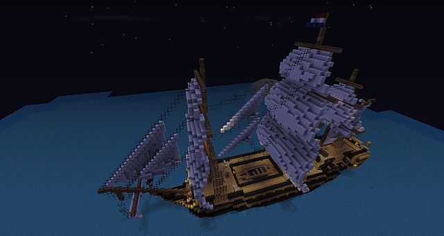 3 Rd. rate Frigate (ship) Minecraft Map