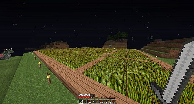 Tower with Pool and Farm Minecraft Map