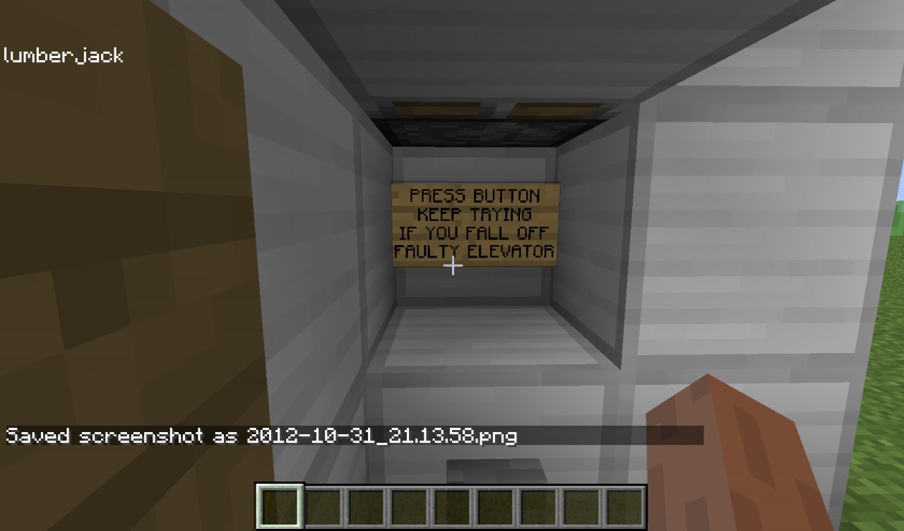 Escalator Minecraft Map