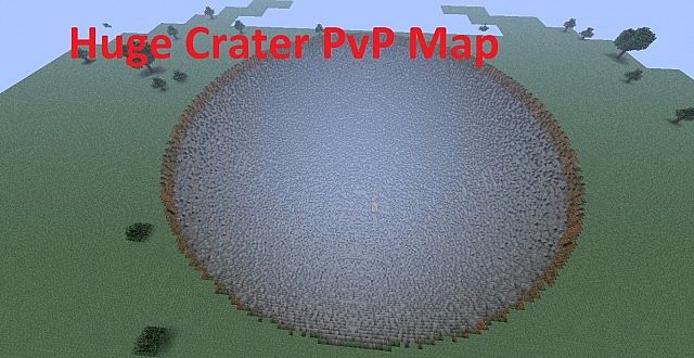 Huge Crater PvP Map Minecraft Map