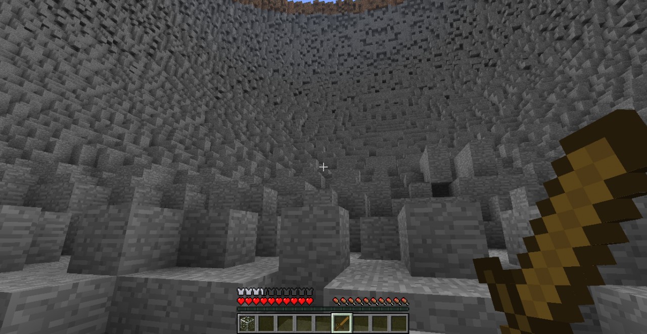 Huge Crater PvP Map Minecraft Map