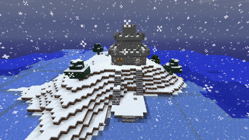 snow island survival Minecraft Map