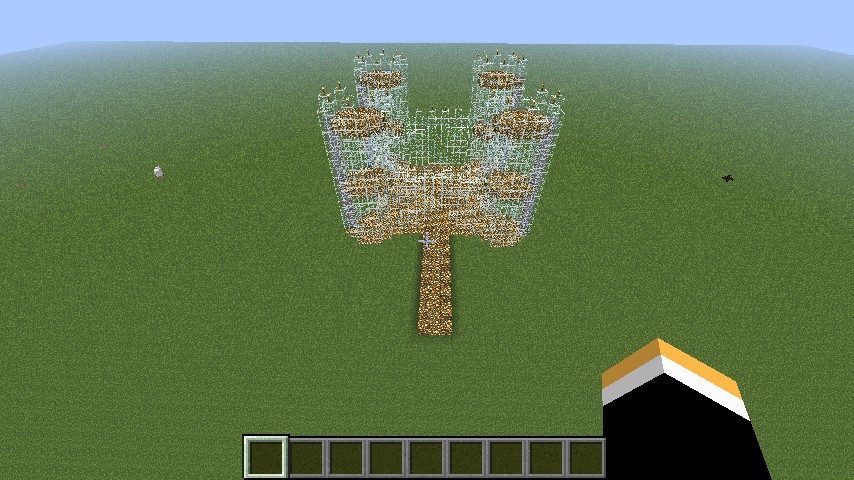 Glass And Glowstone Castle Minecraft Map