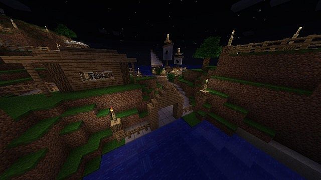 Peaceful Spawn Village Minecraft Map