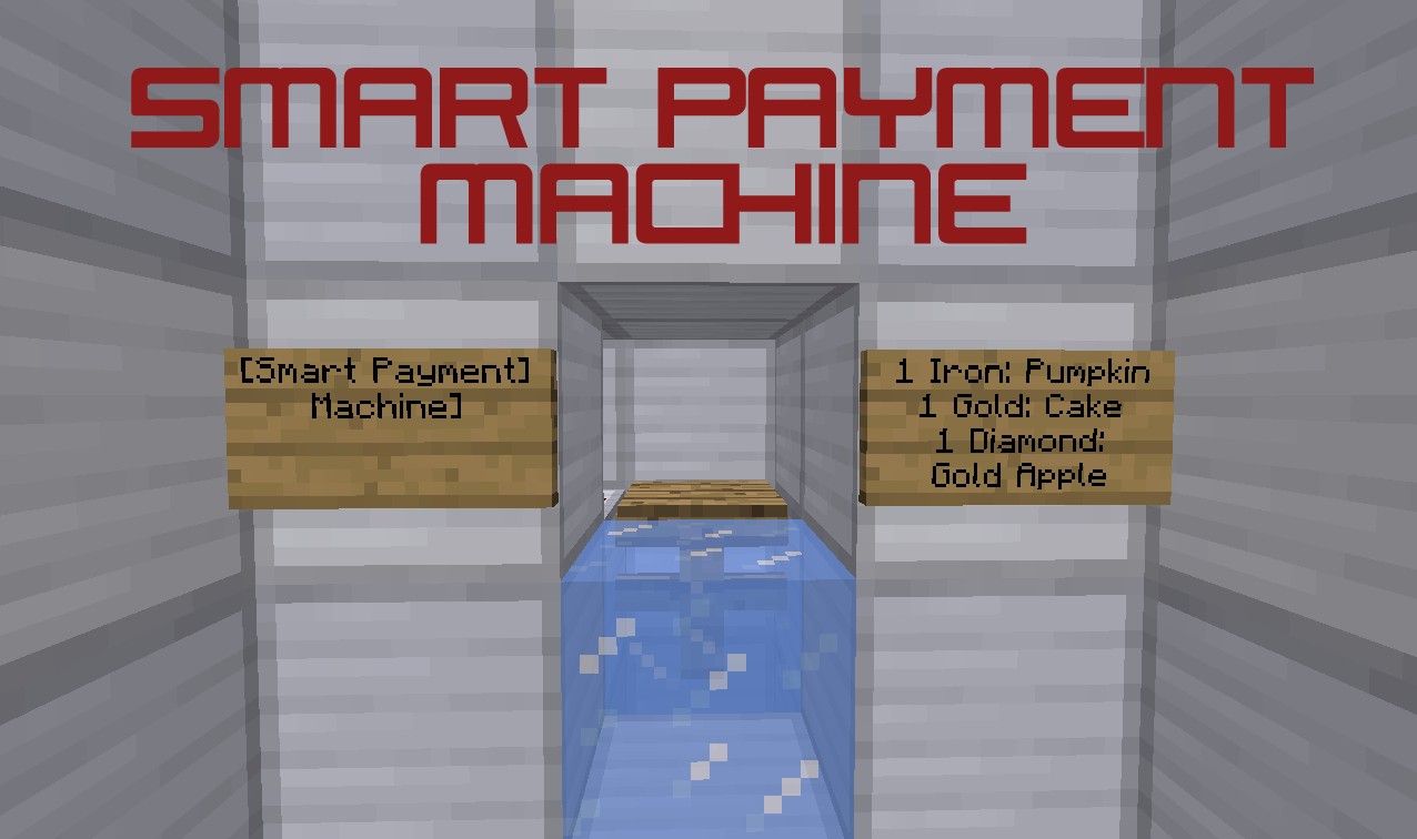 Smart Item Payment System [1.4.2] [Very Small] [Item Sorter] Minecraft Map