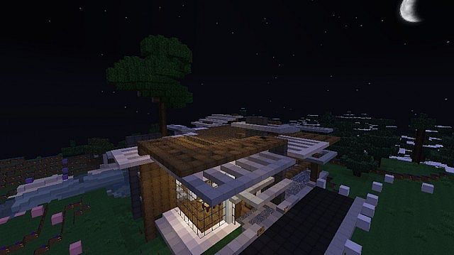 ultramodern house (shape) Minecraft Map